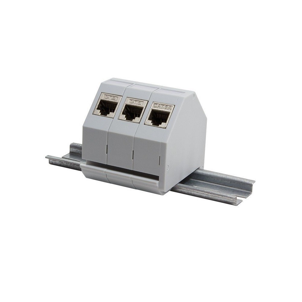 Kab24® Keystone DIN Rail Adapter für Hutschienenmontage (Netzwerk ...