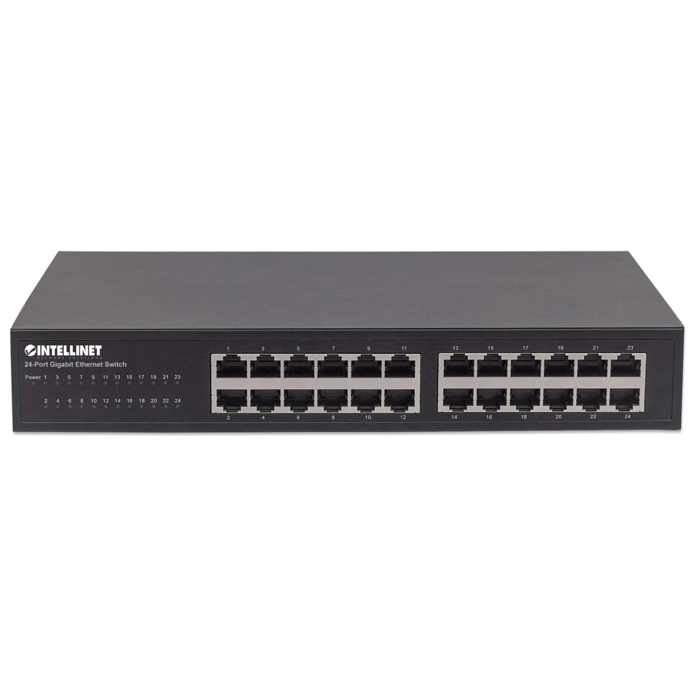 24-Port Gigabit Ethernet Switch, 24 x 10/100/1000 Mbit/s RJ45-Ports ...