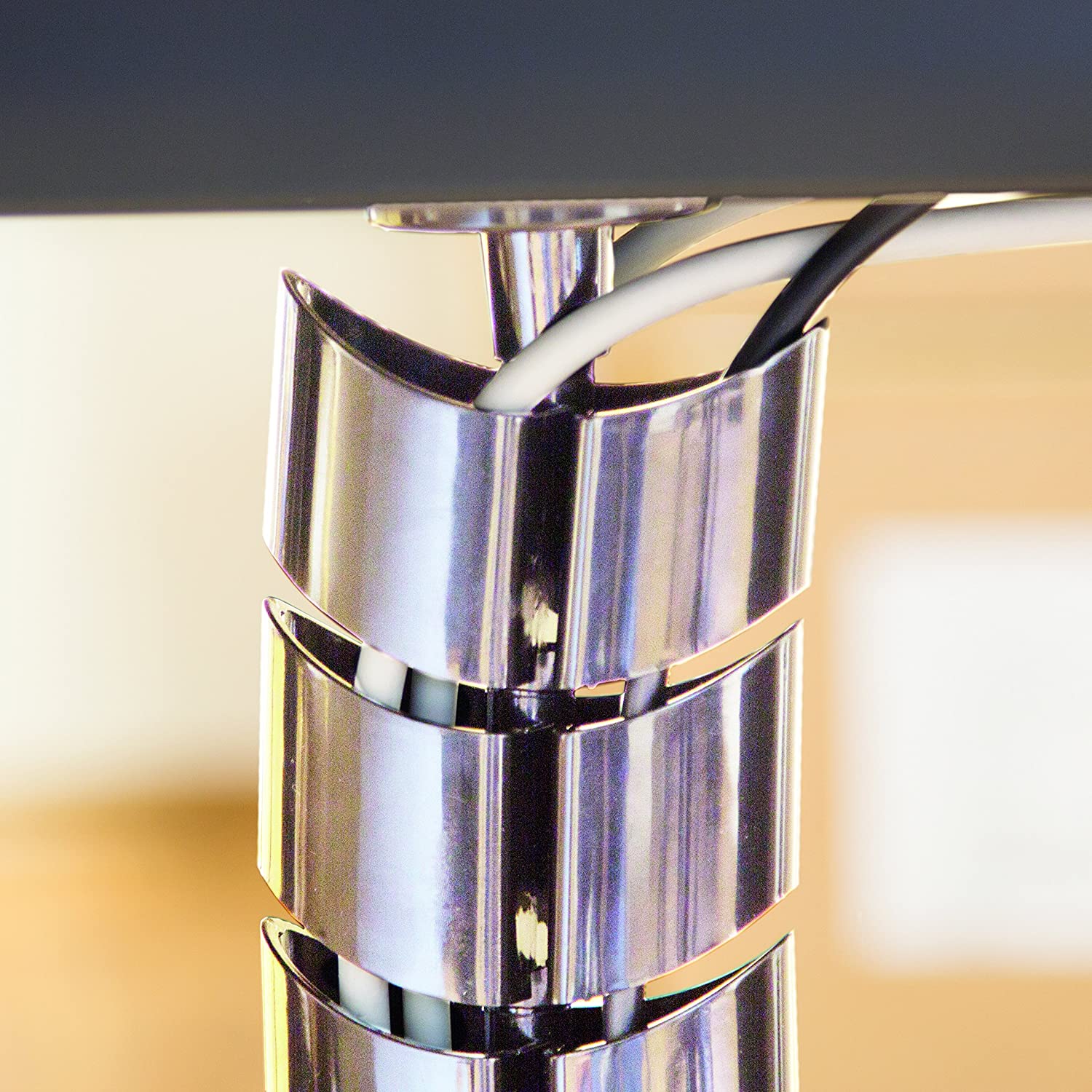 Kabelkanal flexibel 720 x 75 mm (15 Gelenke) silber (Werkstatt) - kab24.de