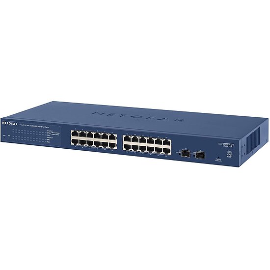 Netgear ProSafe 24-PORT GIGABIT SMART SWITCH GS724T-400EUS (Netzwerk ...
